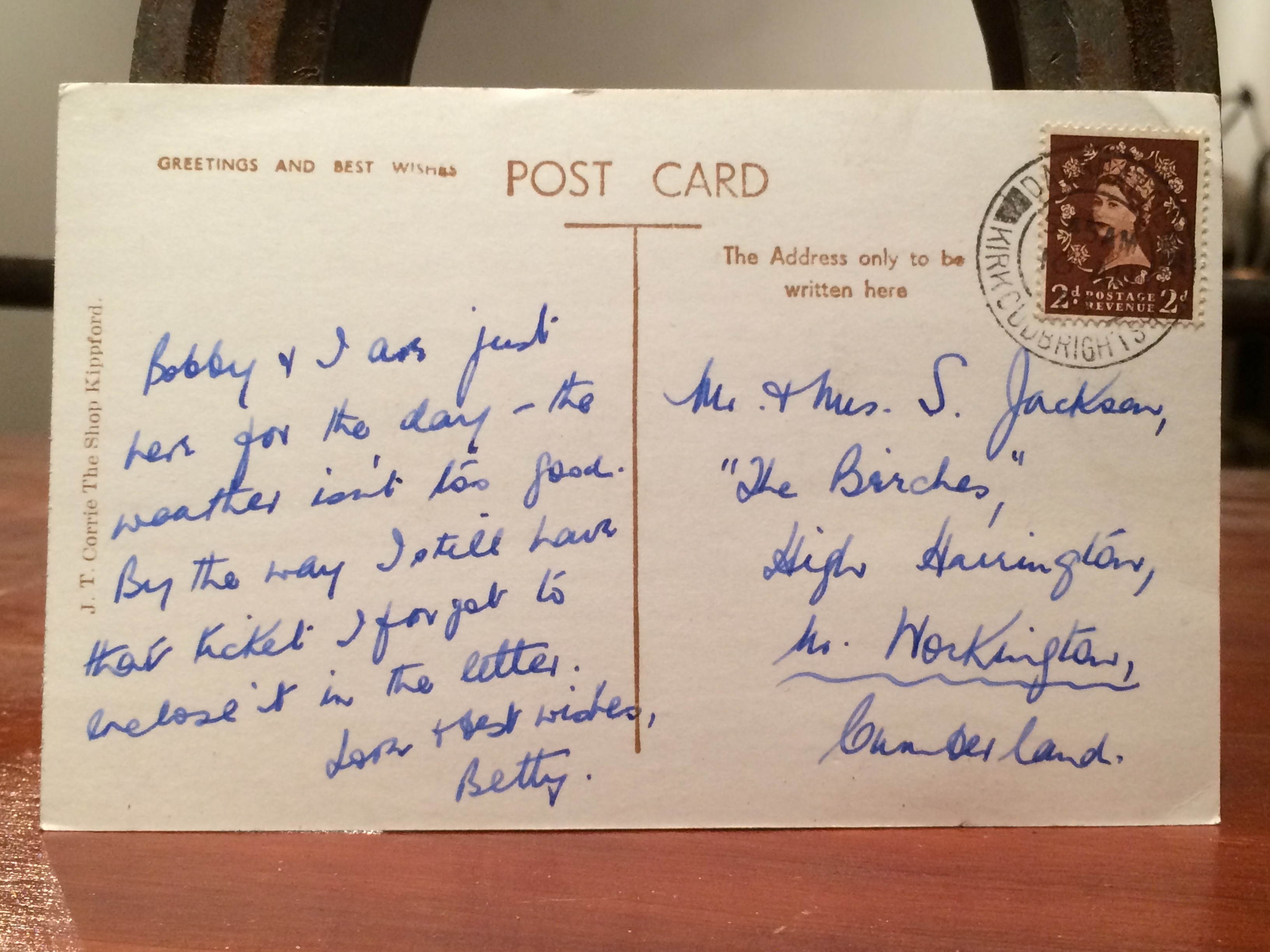 Postcards from the Past – Katie Anderson